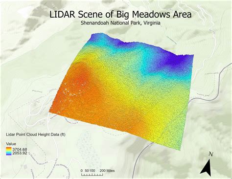 Lidar Calculating Tree Canopy Distribution
