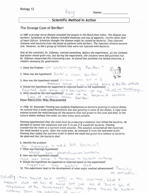 Scientific Method Worksheet Answers New 52 Scientific Method Worksheet