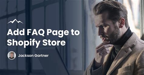 how to add an faq page to a shopify store in 2025