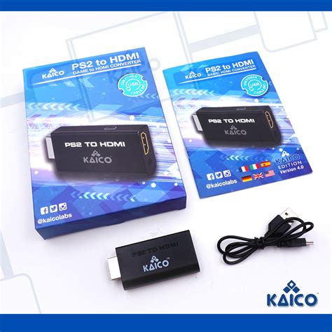 playstation ps2 to hdmi pass through adaptor kaico labs