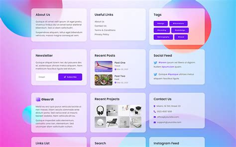 Glass Ui Glassmorphism Ui Kit