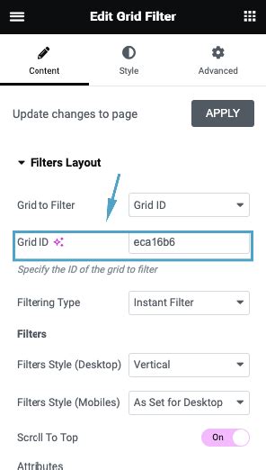Grid Filter TheGem WordPress WooCommerce Theme Documentation