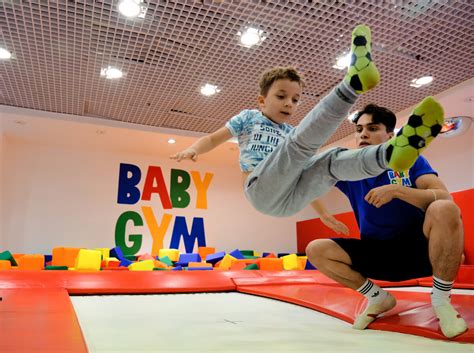 Чем полезен батут? | Baby Gym — сеть детских гимнастических центров | Дзен