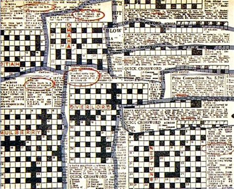 Tywkiwdbi Tai Wiki Widbee D Day Code Words Revealed In British Crosswords