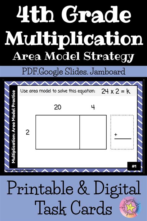 Area Model Multiplication 4th Grade Worksheet