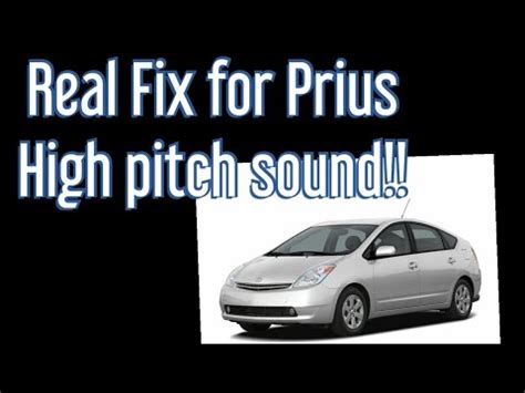 Fix Toyota Prius Abs And High Pitch Sound Youtube