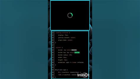 Simple Loading Animation By Html And Css 😊 Youtube