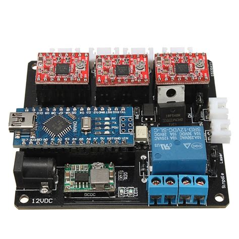 Usb 3 Axis Stepper Motor Driver Board For Diy Laser Engraving Machine 3