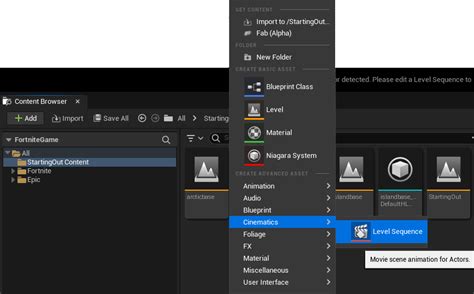 Sequencer And Control Rig In Unreal Editor For Fortnite Fortnite
