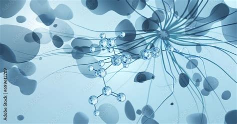 Phenibut Rotating Molecular 3d Structure Ball And Stick Model Looped
