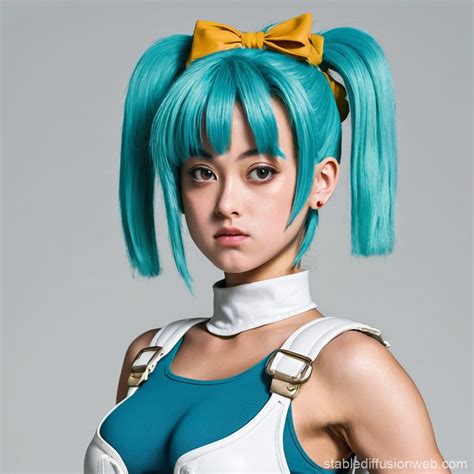 Bulma In Anime Style Stable Diffusion Online