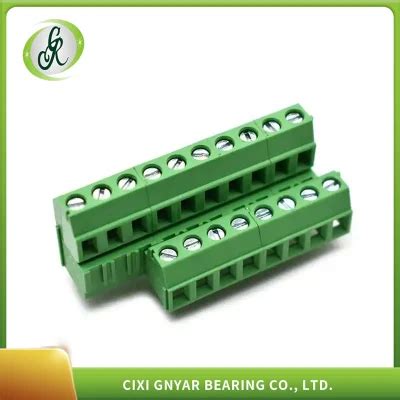Terminal Block Header Male Pins Shrouded 4 Side 3 50mm Vertical Through Hole 2p 3p 4p 5p 6p