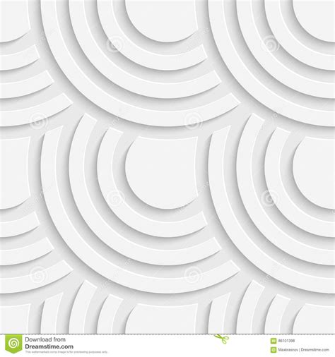 Seamless Circle Background Stock Vector Illustration Of Fabric 86101398