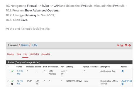 NordVPN Setup Netgate Forum