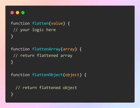 Armen Melkumyan On Linkedin Javascript Codingchallenge Techinterview Flattenfunction