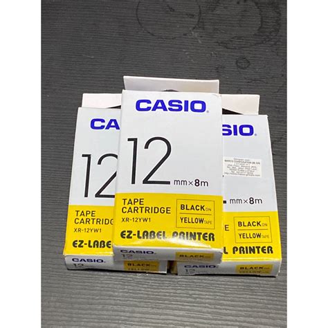 Casio Tape Cartrage Ez Label Printer Shopee Malaysia
