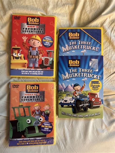 Bob The Builder Dvd Lot Of 3 Pre Owned