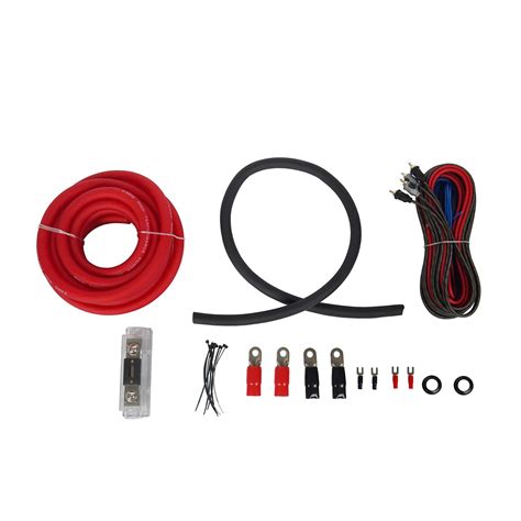 0ga High Performance Copper Wire Amplifier Installation Wiring Kits
