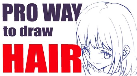 How To Draw Anime Hair Like A Pro Youtube