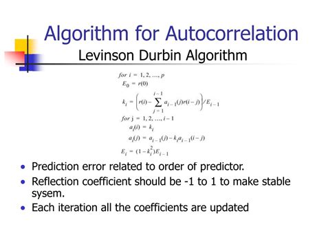 ppt linear prediction coding of speech signal powerpoint presentation