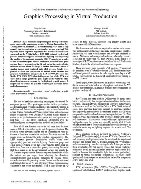 graphics processing in virtual production pdf rendering computer