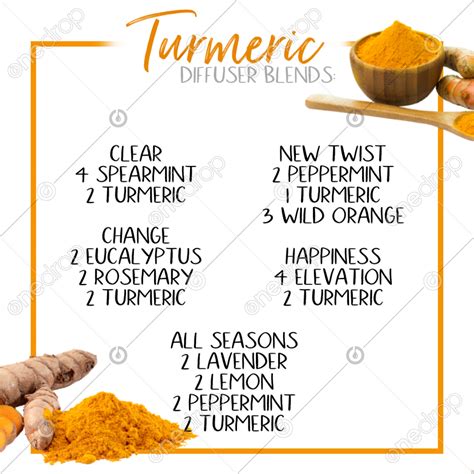 Turmeric Diffuser Blends By Amy Wheeler