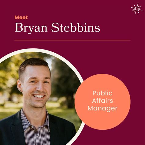 Meet Bryan Stebbins As Public Affairs Manager Bryan Builds