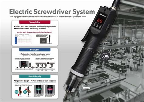 Electrical Screw Driver Panasonic Torque Controlled Electrical Screwdriver Manufacturer From