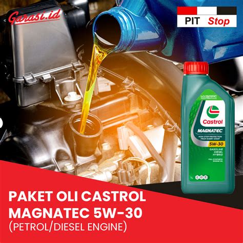 Jual Paket Oli Castrol Magnatec 5w 30 Petroldiesel Engine Garasiid