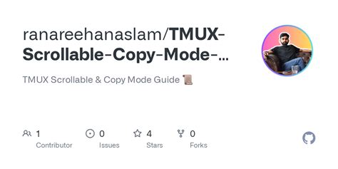 Github Ranareehanaslamtmux Scrollable Copy Mode Guide Tmux Scrollable And Copy Mode Guide 📜
