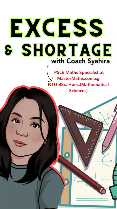 2 Simple Approaches To Excess And Shortage Word Problems Master Maths Education Centre Psle N
