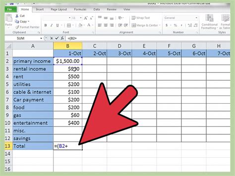 How To Make A Personal Budget Excel Free Printable Download