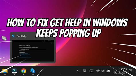 How to Fix Get Help in Windows Keeps Popping Up - YouTube