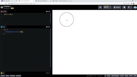 2022 05 11 Html Css 강좌 10강 배경색이 Red인 사각형 만들기 Youtube