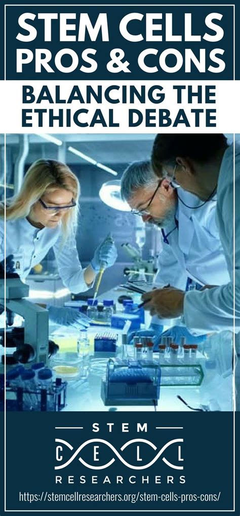Pros And Cons Of Stem Cell Therapy Stem Cell Researchers Stem Cell Therapy Stem Cells Stem