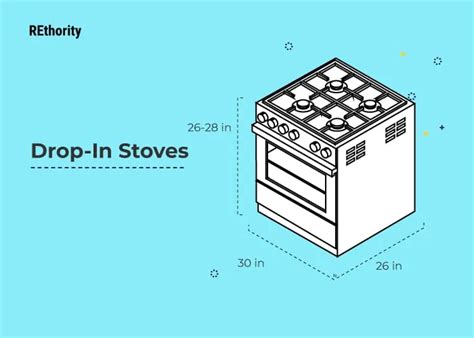 Standard Stove Sizes For Seamless Kitchen Design