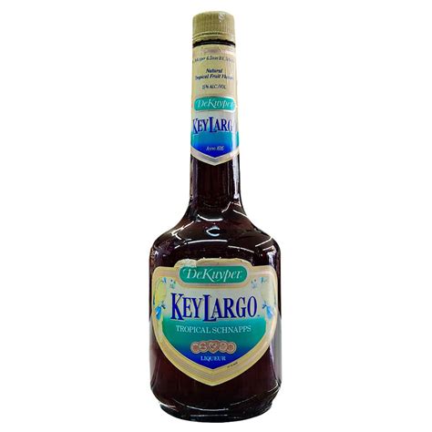 Dekuyper Key Largo Tropical Schnapps Liqueur 750ml Liquor Freight