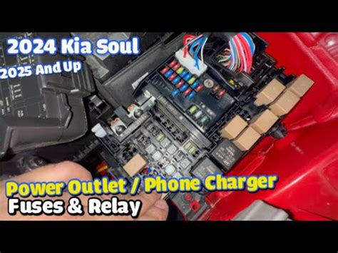2024 Kia Soul Power Outlet Fuses And Relay Kia Soul 2024 Phone