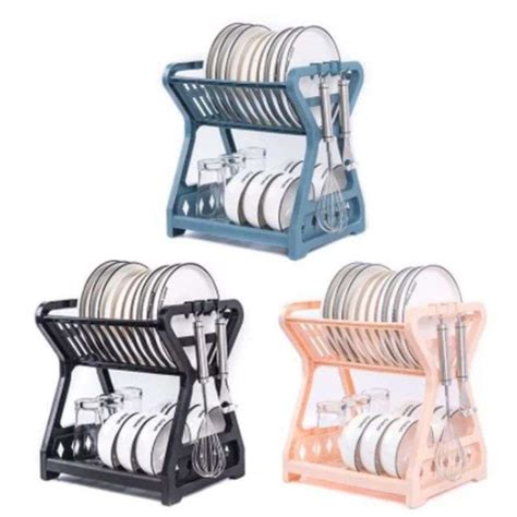 Jual Rak Piring Kokoh Rak Piring Plastik Rak Piring Kuat Gratis Pengait