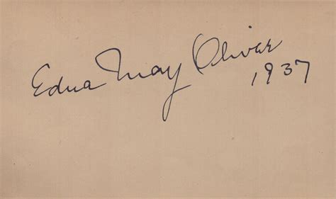 Edna May Oliver Autograph 1937 Historyforsale Item 296611