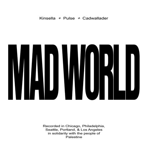 Algernon Cadwallader Release New Song “mad World”│punx Save The Earth