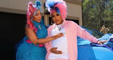 Da Brat And Her Wife Jesseca Host Gender Reveal ‘its A Boy The Source