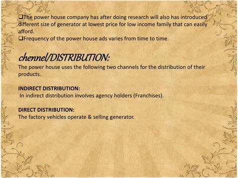 Marketing Plan For Genrators Ppt