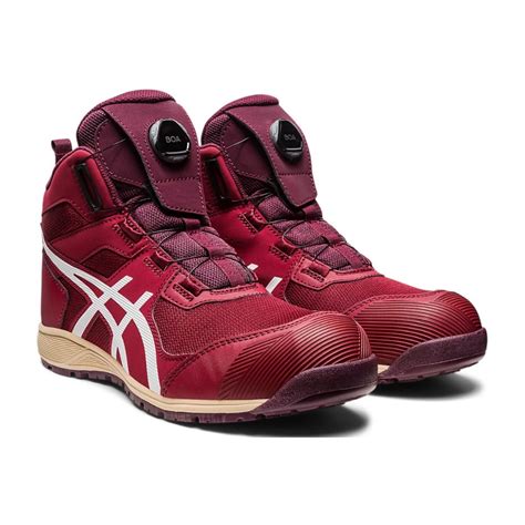 勞工 日本 亞瑟士 Asics 安全鞋 Cp214 Ts Boa 紅 旋鈕調整 輕量化 工作鞋 防護鞋 防滑 透氣 蝦皮購物