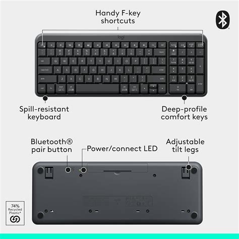 Logitech Mk250 Bluetooth Wireless Keyboard And Mouse Combo User Manual
