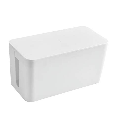 hide power strips and cords with this cord management box kit includes