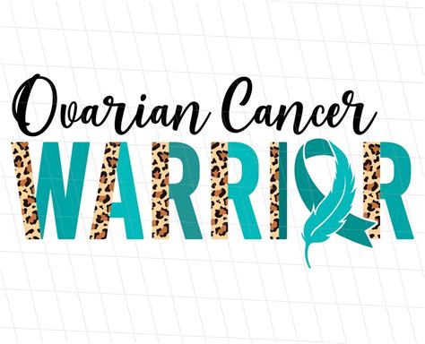 Ovarian Cancer Warrior Png Ovarian Cancer Survivor Half Leopard Png