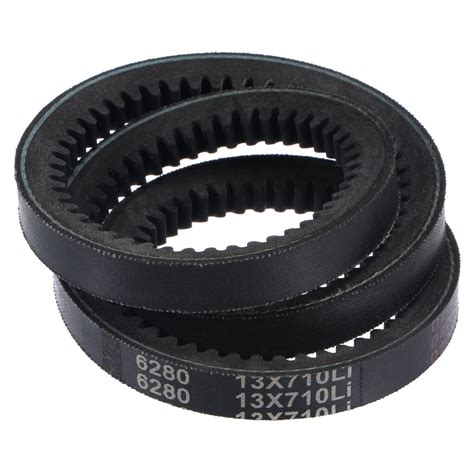 Uxcell 765mm Outside Circumference 13mm Width 10mm Height Cogged V Belt