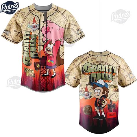 Gravity Falls Baseball Jersey Padres Jersey Oasis Elevate Your Baseball Style Game