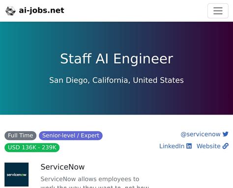 Hiring Staff Ai Engineer In San Diego California United States R